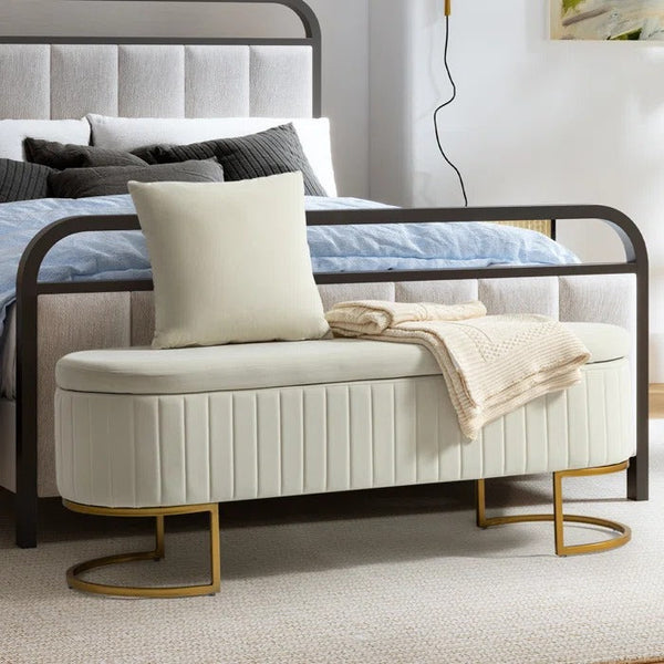 3 Seater Luxury Nordic Ottoman Storage Box -1307 – 92Bedding